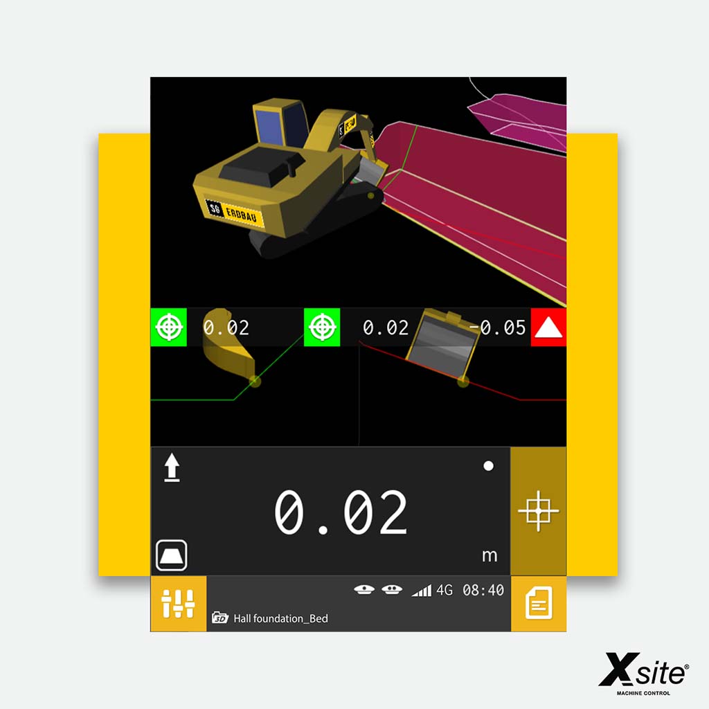 New software update for 3D Machine Control | Xsite® Machine Control