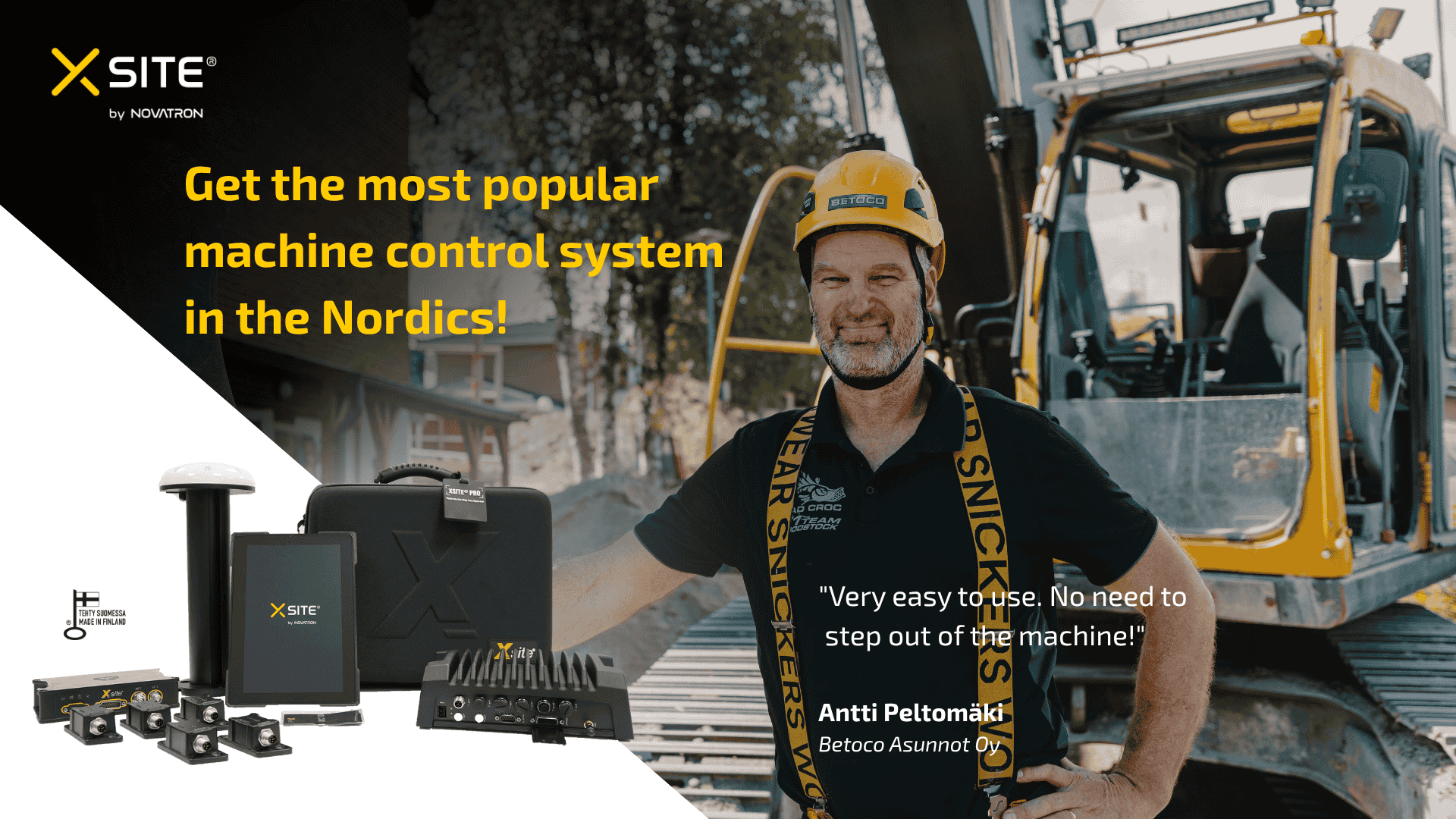 Novatron | Machine Control, Software, Components